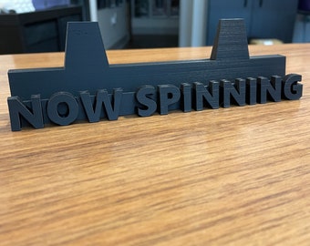 Now Spinning Vinyl Record Holder for Musicians, Dads, Music Lovers, Djs ...