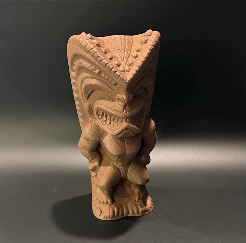 Sneaky Tiki Guardian Statue With Hidden Compartment/stash - Etsy