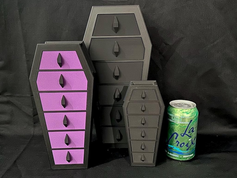 Gothic Coffin Jewelry Box With 6 Drawers - Etsy