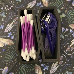 Coffin Shaped Business Card, Ear Swab, Paper Clips Container - Etsy