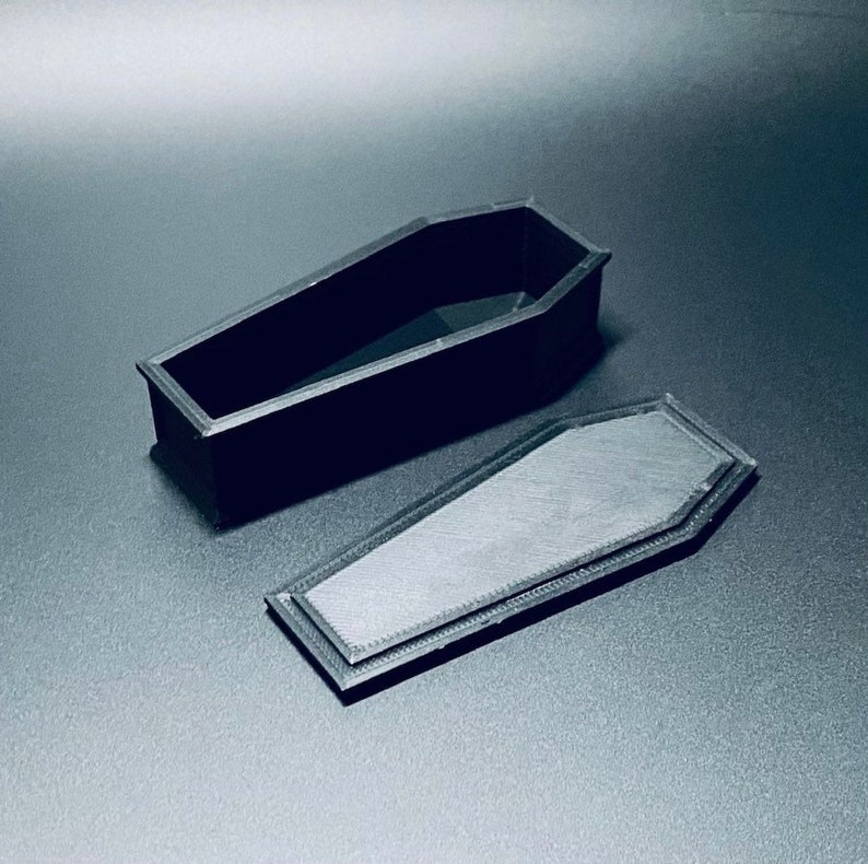 Coffin Shaped Business Card, Ear Swab, Paper Clips Container - Etsy
