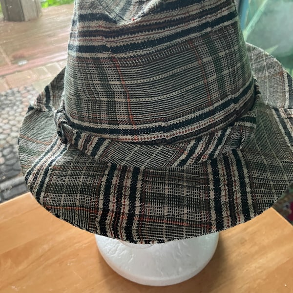 Plaid Fedora Etsy