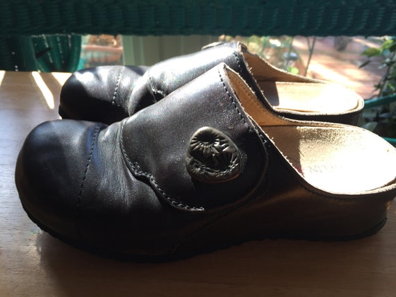 Brown German leather clogs by Haflinger of Gemany. Bo… - Gem