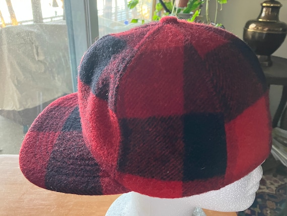 Red And Black Wool Cap