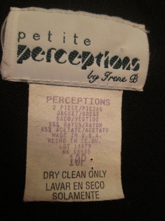 Vintage Irene P jacket in rich salmon color with blac… - Gem