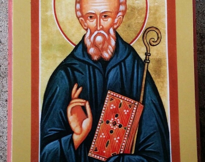 Small Icon of St. Columba of Iona - Etsy