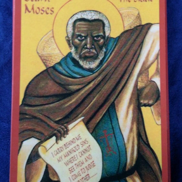 Moses the Black Icon - Etsy