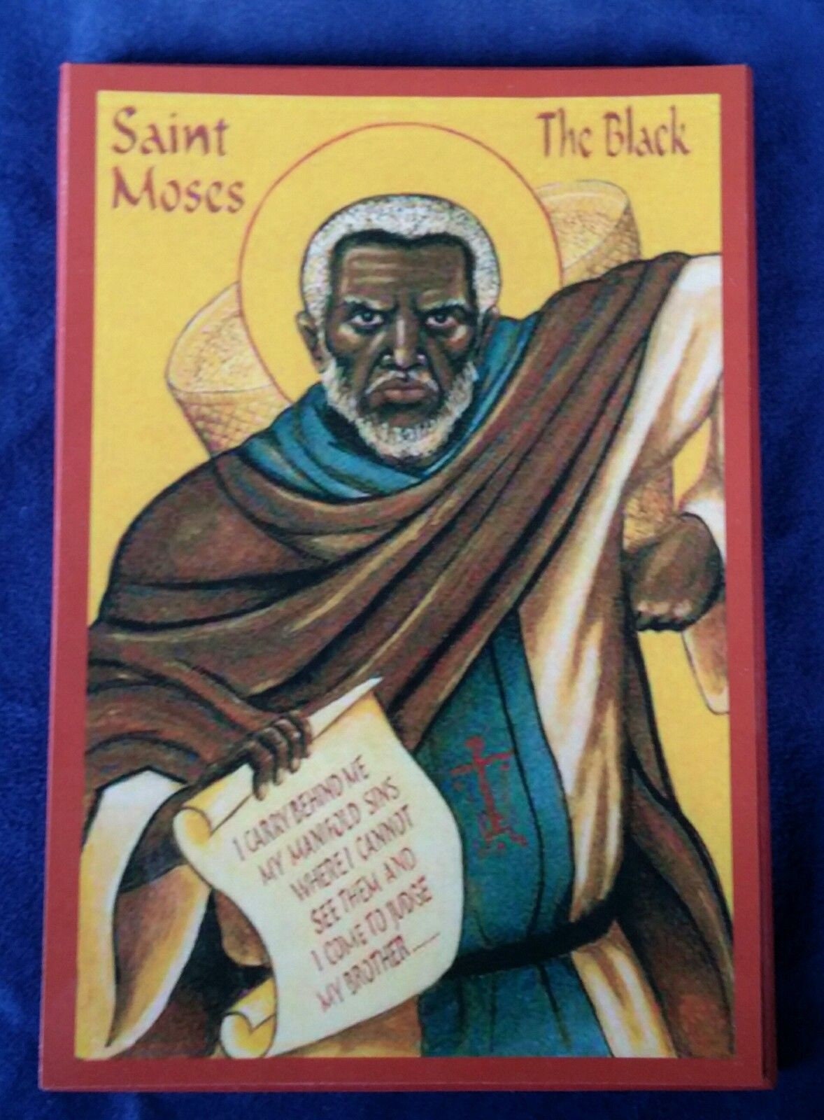 ICON of St. Moses the Black - Etsy
