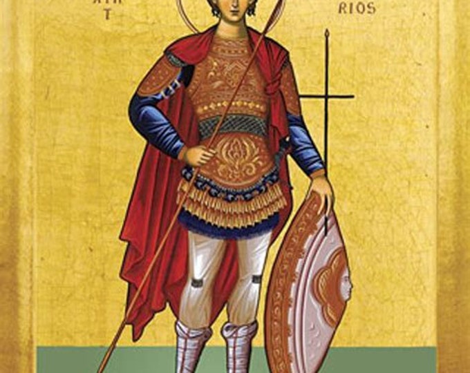 Agios Fanourios Vintage Icon, Saint Fanourios Icon, St. Phanourios Icon ...