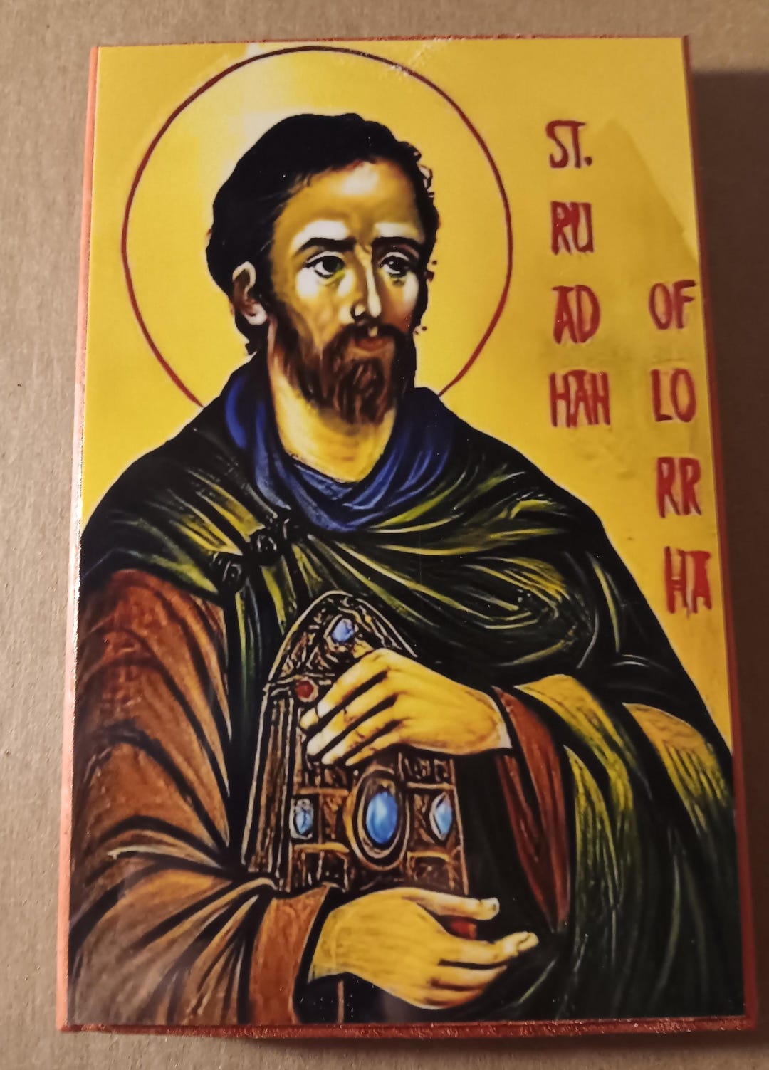 Icon of St. Rowan of Lorrha - Etsy