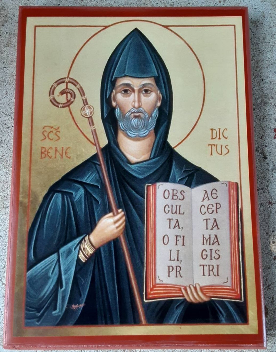 ORTHODOX ICON St Benedict - Etsy
