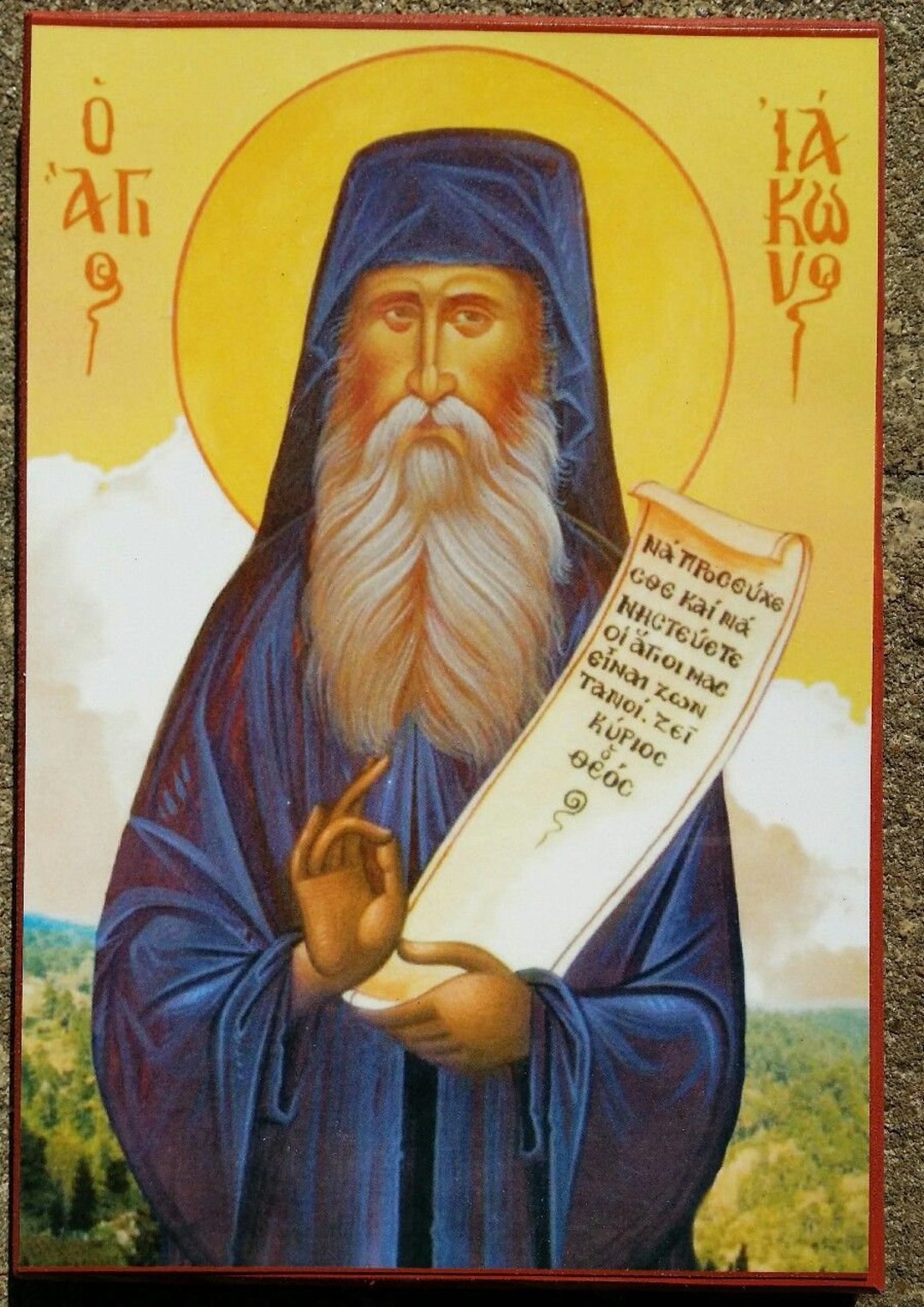 ICON of St. IAKOVOS - Etsy