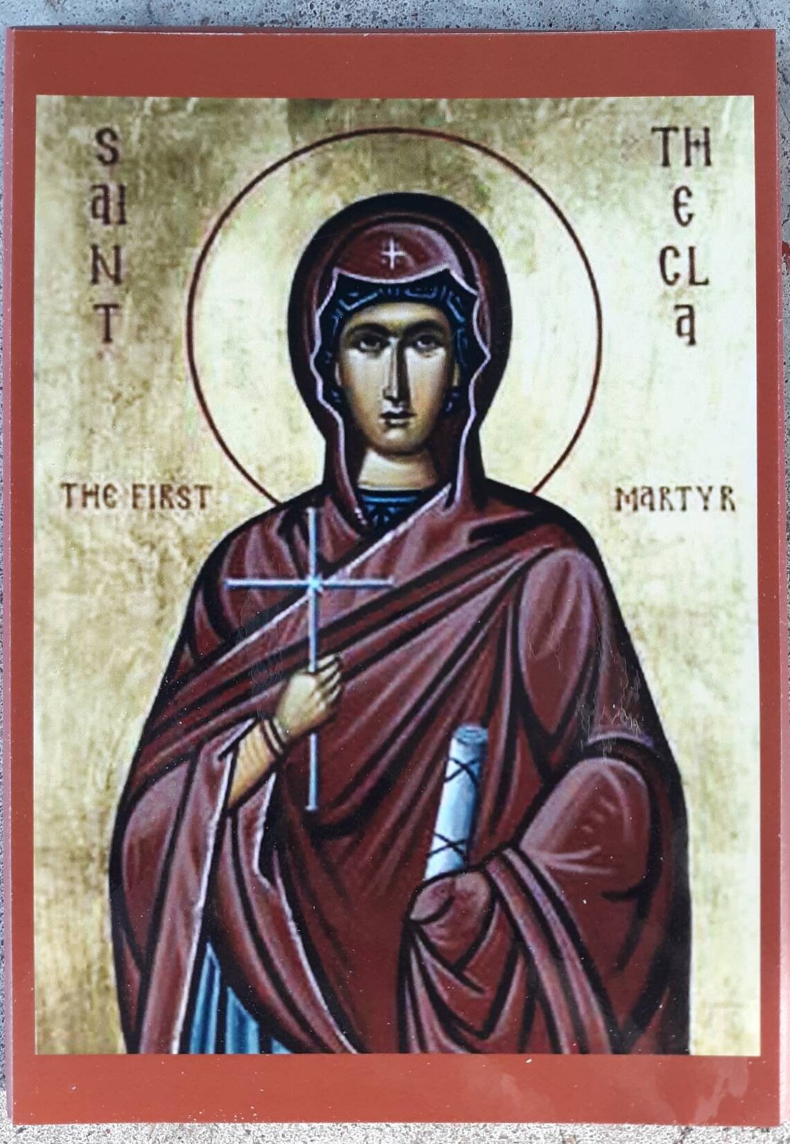 ICON of St. Thecla - Etsy