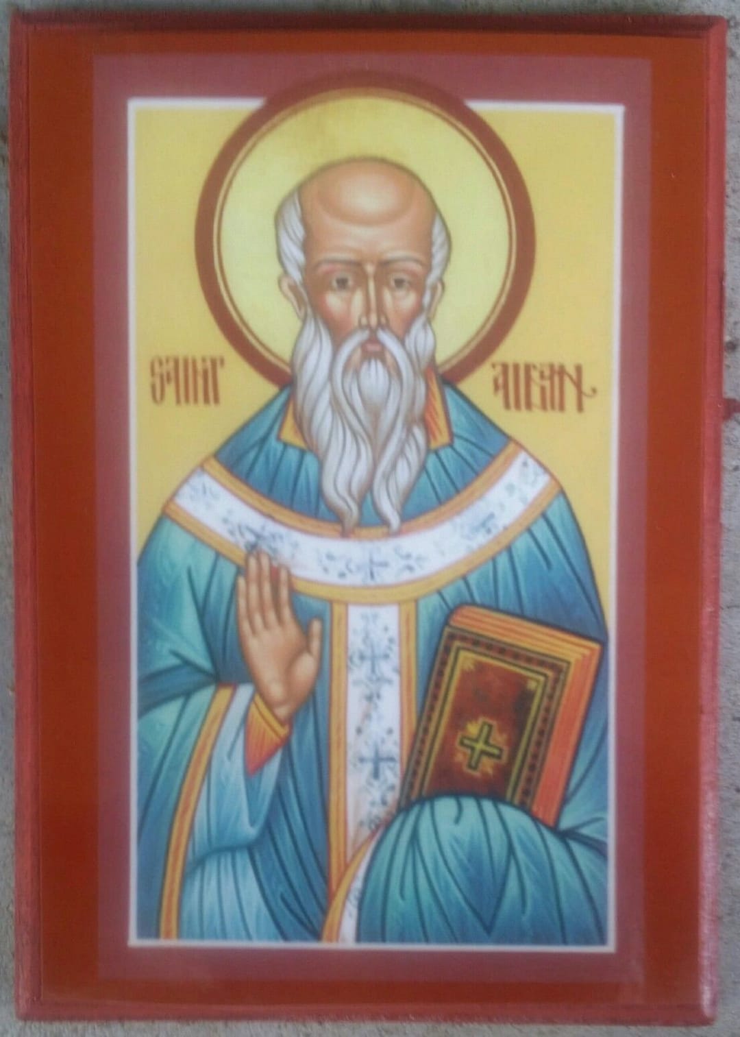 ICON of St. AIDAN - Etsy