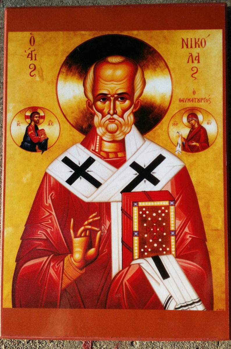 ORTHODOX ICON St. Nicholas - Etsy