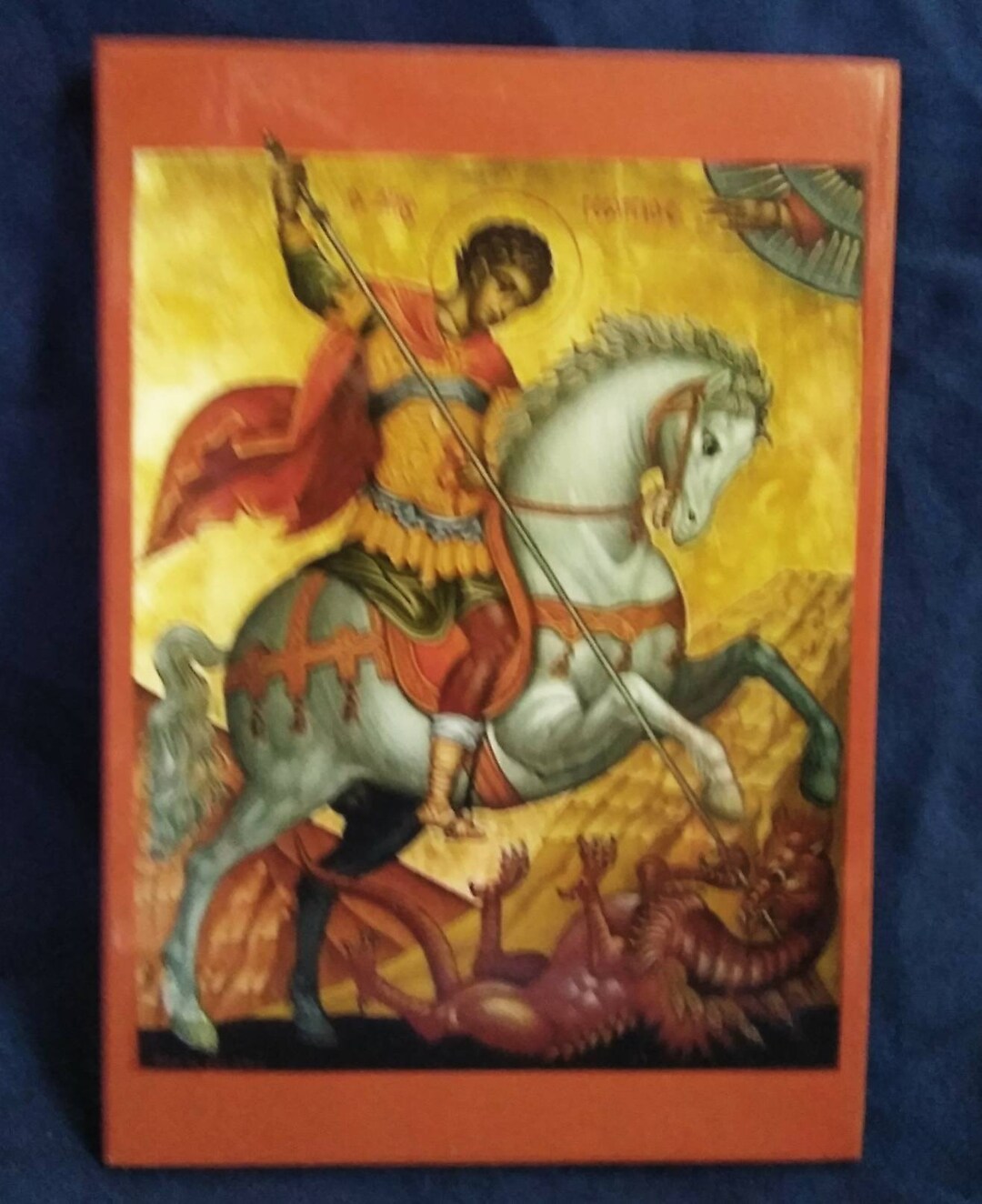 ICON of St. George - Etsy