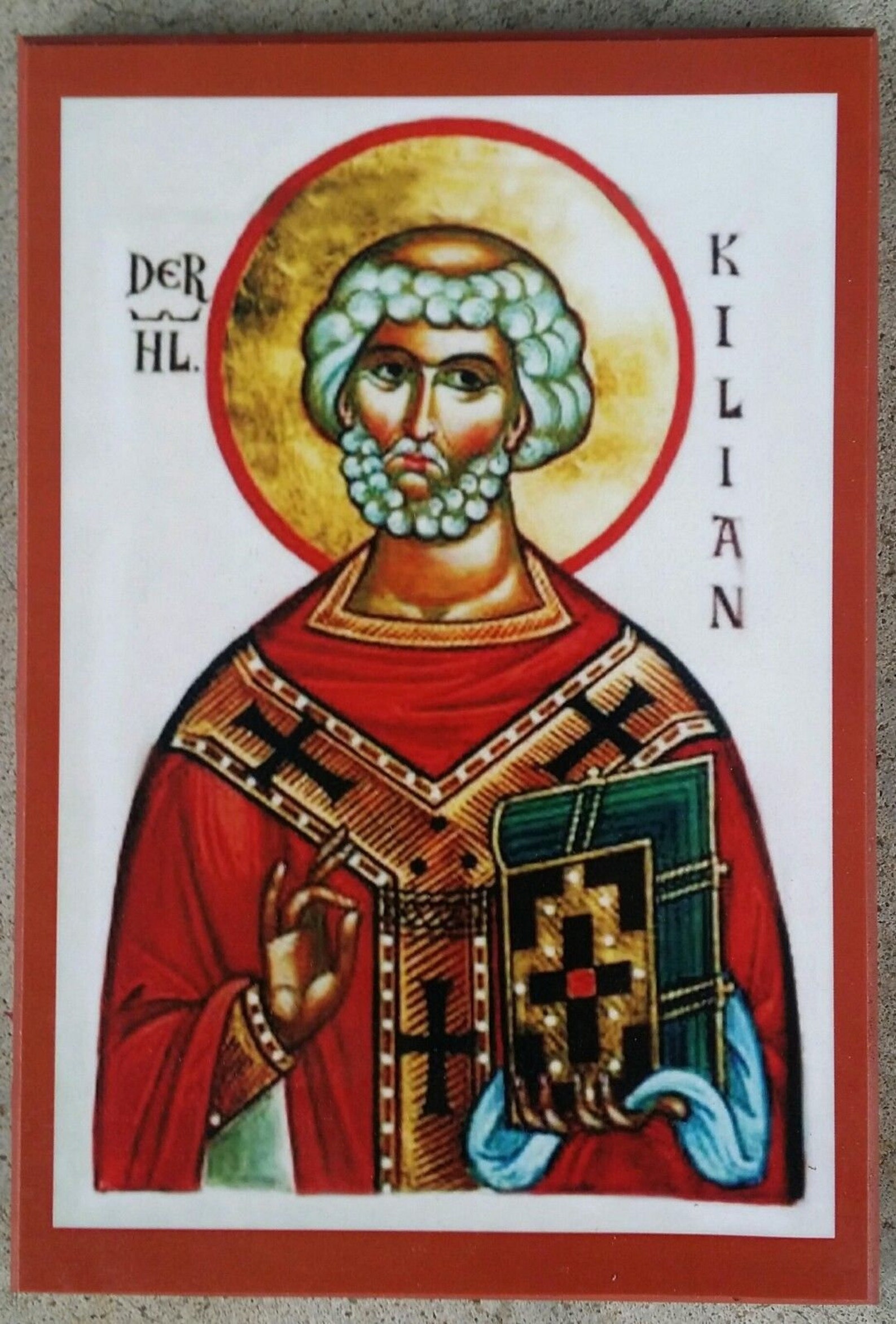 ICON of St. Killian - Etsy