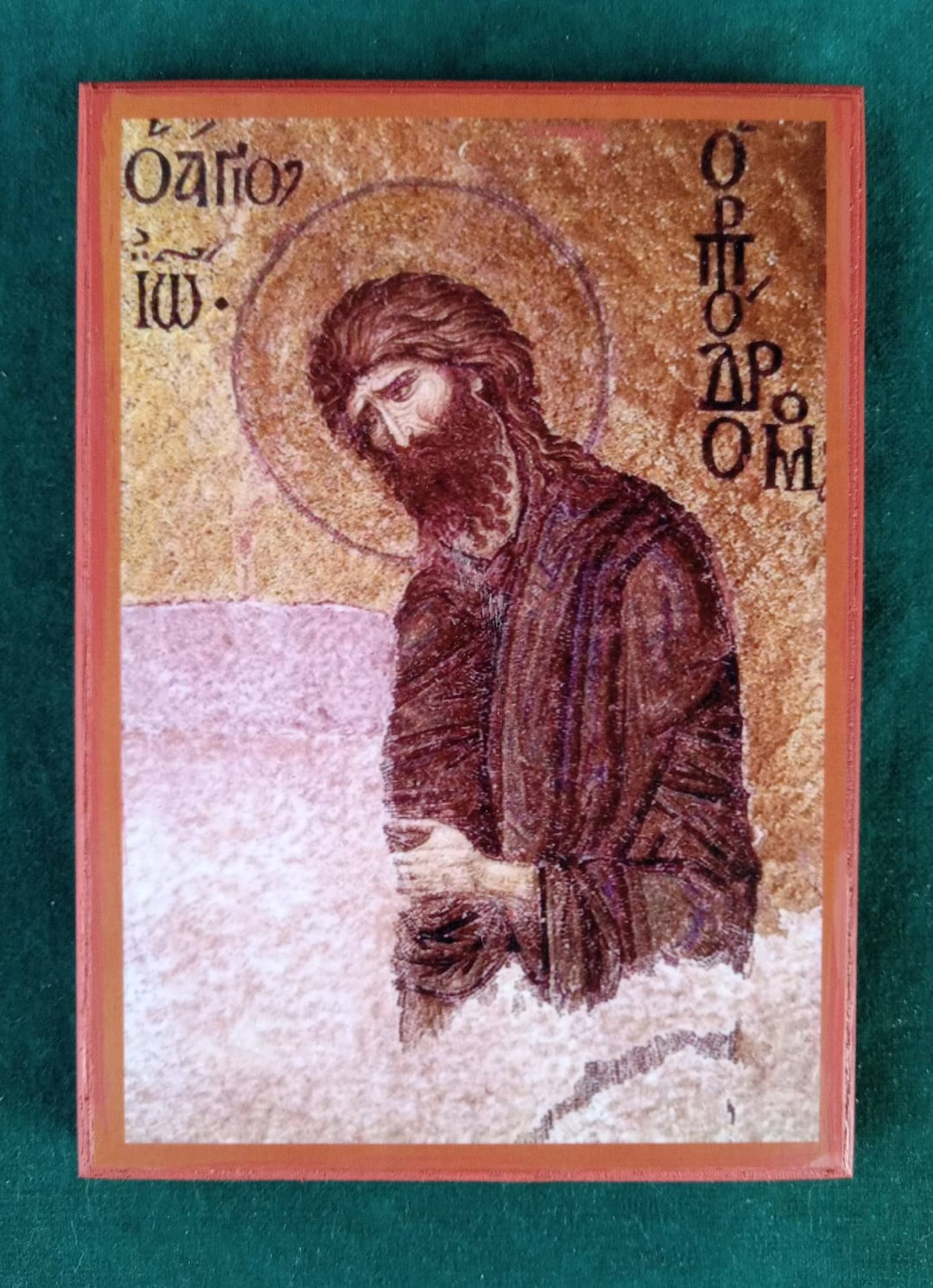 ORTHODOX ICON of St. John the Baptist From Hagia Sophia - Etsy