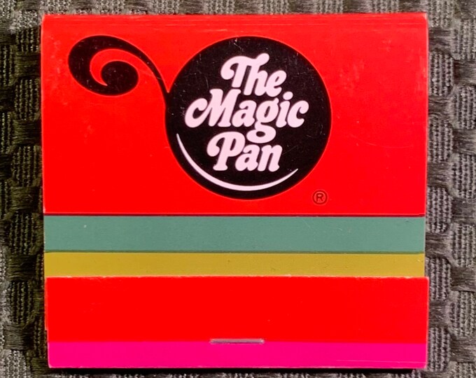 Vintage Matchbook, the Magic Pan, Creperie, Restaurant, Walnut Street ...