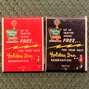 Vintage Matchbooks, Holiday Inn, Holidex, Orlando, Florida, Motel, Lot ...