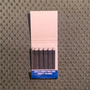 Vintage Matchbook, Gerry Andal, Ranch Restaurant, Everett, Washington ...