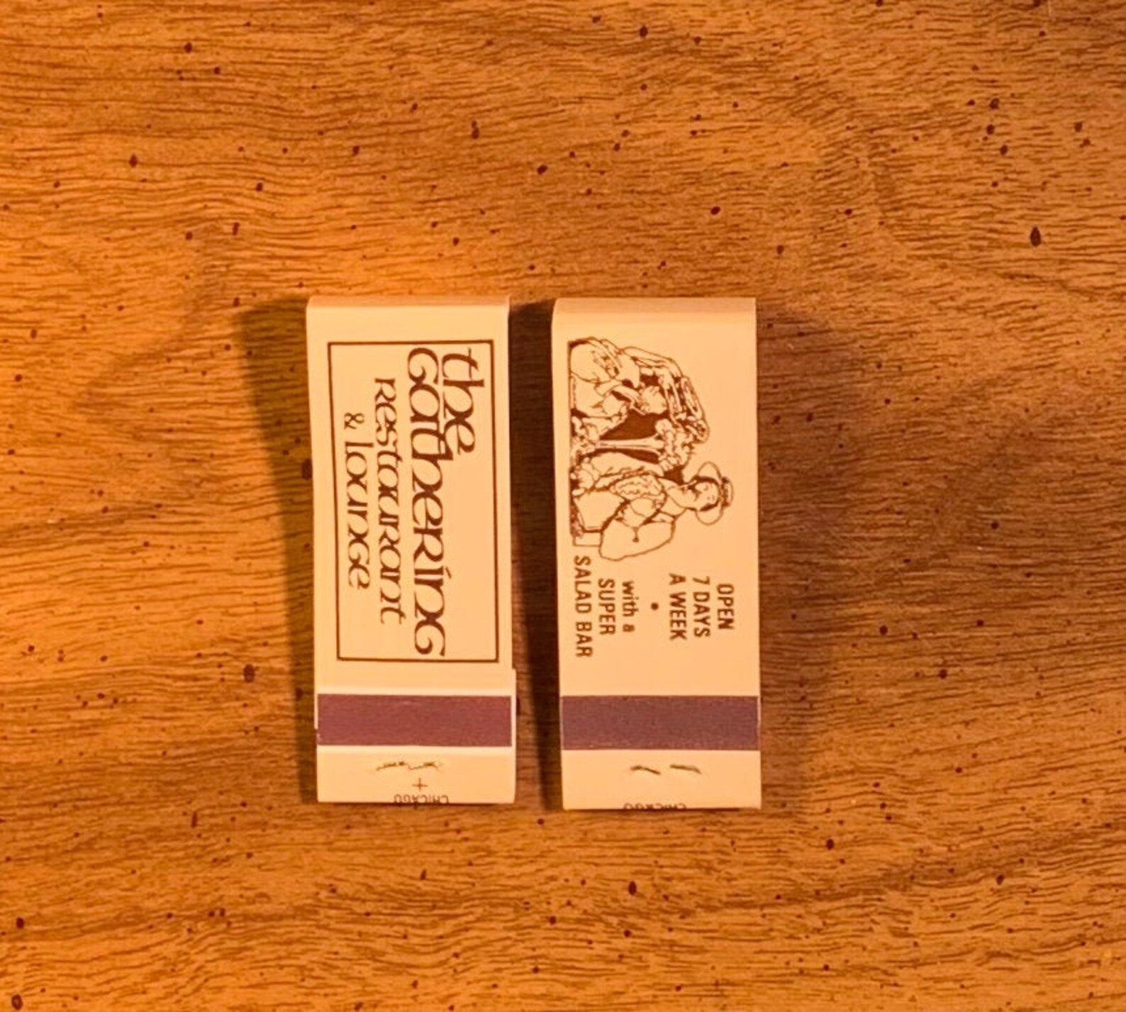 Vintage Matchbooks the Gathering Restaurant Lounge - Etsy