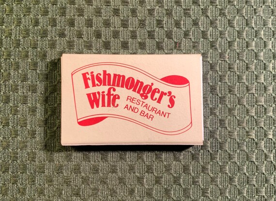 Vintage Matchbook Fishmongers Wife Restaurant Bar | Etsy
