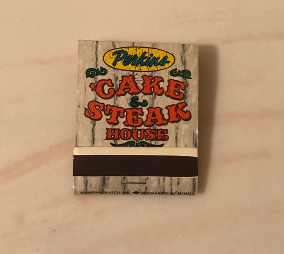 Vintage Matchbook Perkins Cake & Steak Pancake House | Etsy