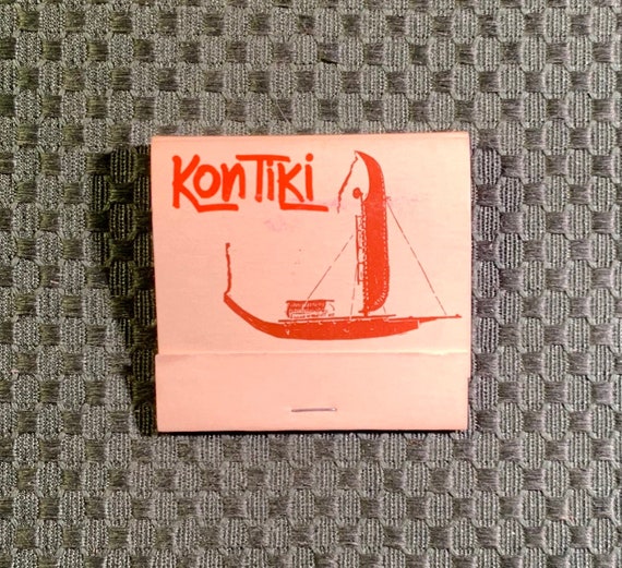 Vintage Matchbook Kon Tiki Restaurant Tiki Bar Sheraton | Etsy