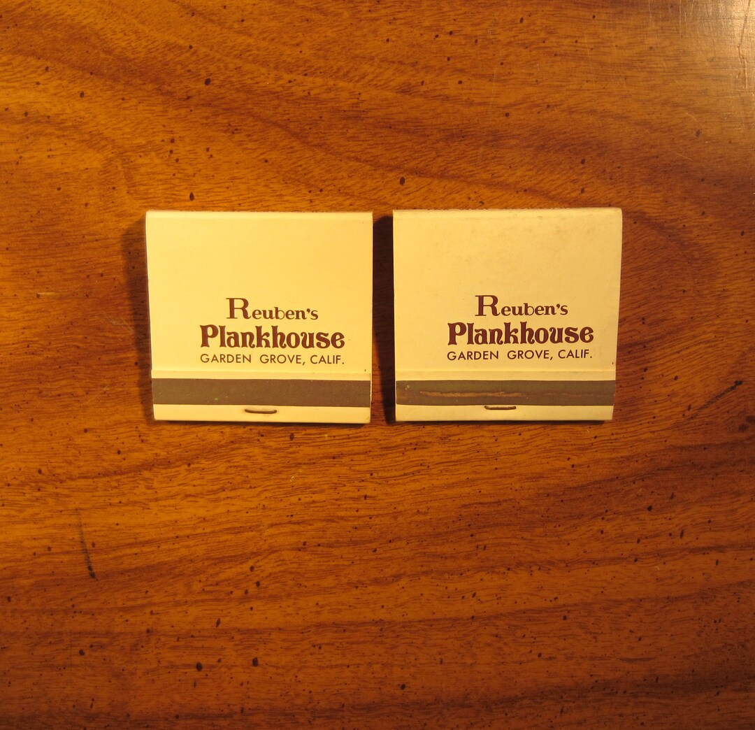 Vintage Matchbooks Reubens Plankhouse Restaurant Garden Etsy vintage-matchbooks-reubens-plankhouse-restaurant-garden-etsy