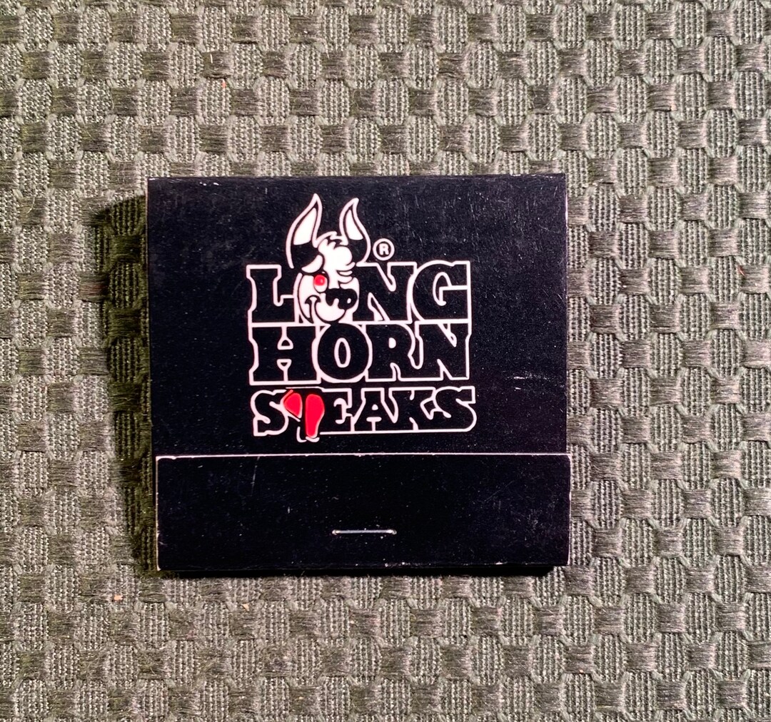 Vintage Matchbook, Long Horn Steak Restaurant, Jacksonville, Florida, W ...