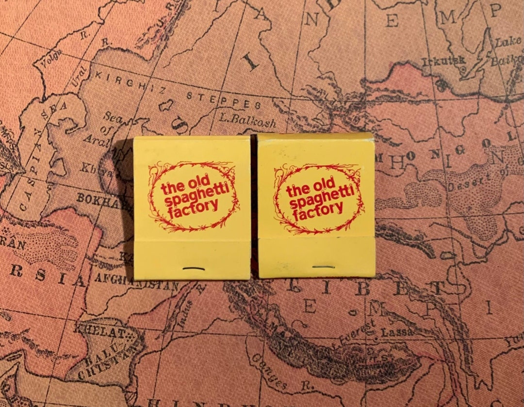 Vintage Matchbooks, Old Spaghetti Factory, Restaurant, Toronto, Ottawa ...