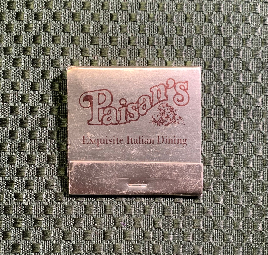 Vintage Matchbook Paisans Italian Restaurant Dallas Texas - Etsy