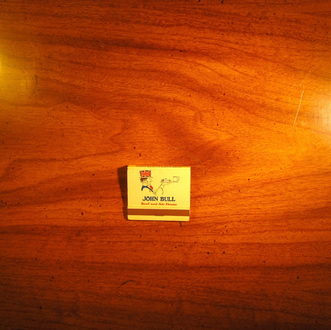 Vintage Matchbook, John Bull, Beef and Ale House, Restaurant, Front ...