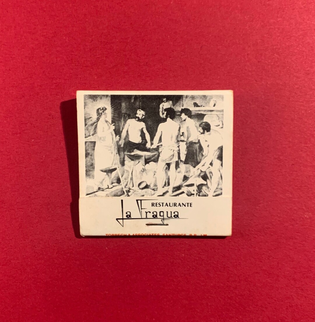 Vintage Matchbook, La Fragua, Restaurant, Santurce, Puerto Rico, W/ 30 ...