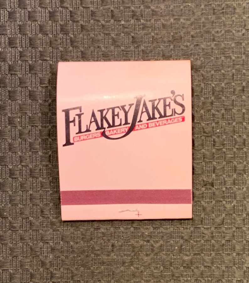 Vintage Matchbook Flakey Jakes Burger Restaurant - Etsy