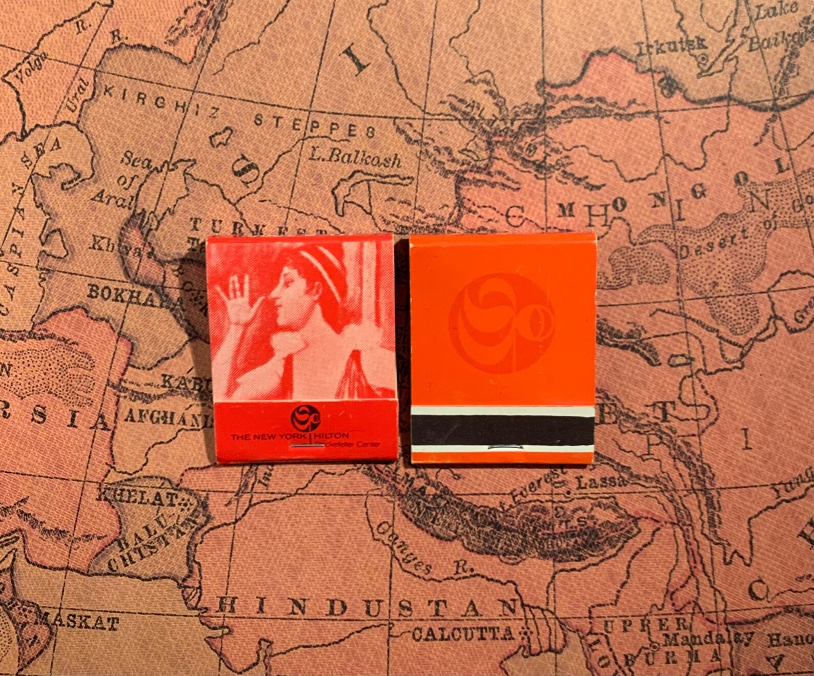 Vintage Matchbooks NYC New York Hilton Old Bourbon Steak - Etsy