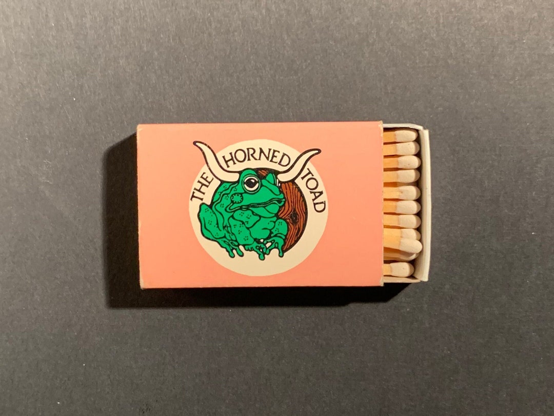 Vintage Matchbook the Horned Toad Wild Primrose Holiday - Etsy