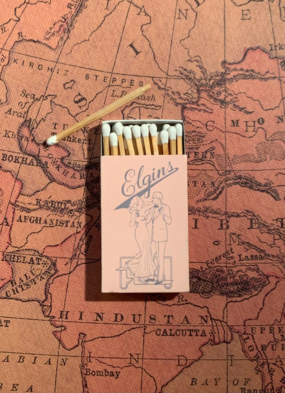 Vintage Matchbook, Elgins, Restaurant, Melbourne, Australia, Matchbox ...