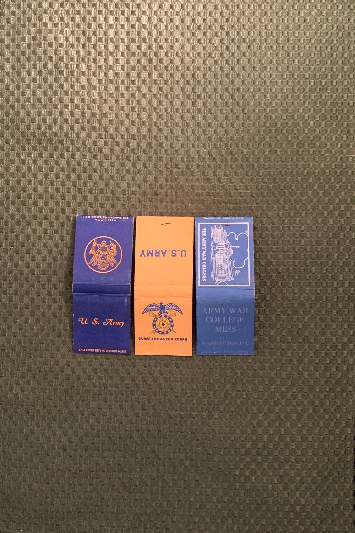 Vintage Matchbooks US Army Army Quartermaster Corps War | Etsy