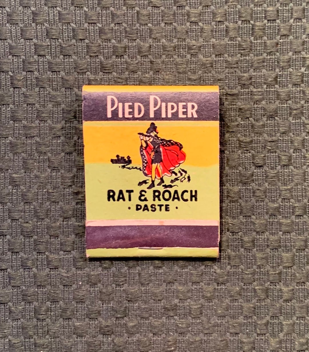 Vintage Matchbook Pied Piper Rat & Roach Paste Poison - Etsy