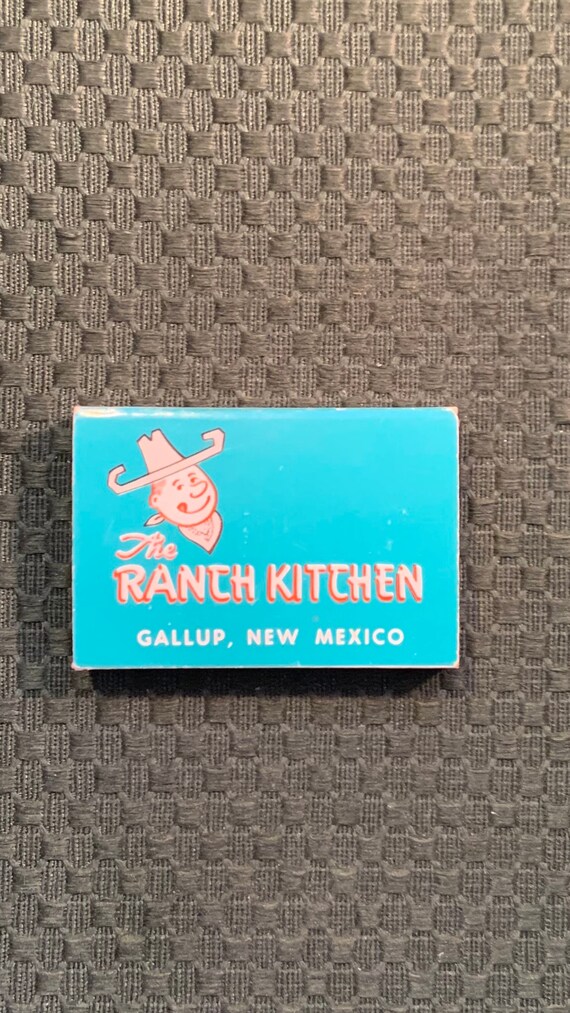 Collectibles Tobacciana Restaurant Matchbox New Mexico The Ranch ...