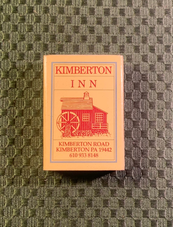 Vintage Matchbook Kimberton Inn Restaurant Kimberton PA | Etsy