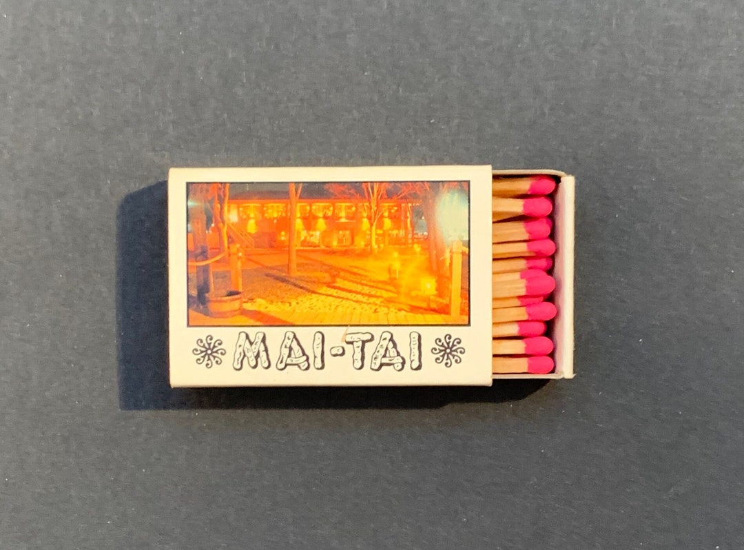 Vintage Matchbook, Mai Tai, Tiki Bar, Lake Minnetonka, Excelsior ...