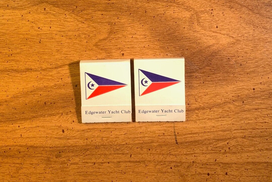 Vintage Matchbooks Edgewater Yacht Club Cleveland Ohio - Etsy