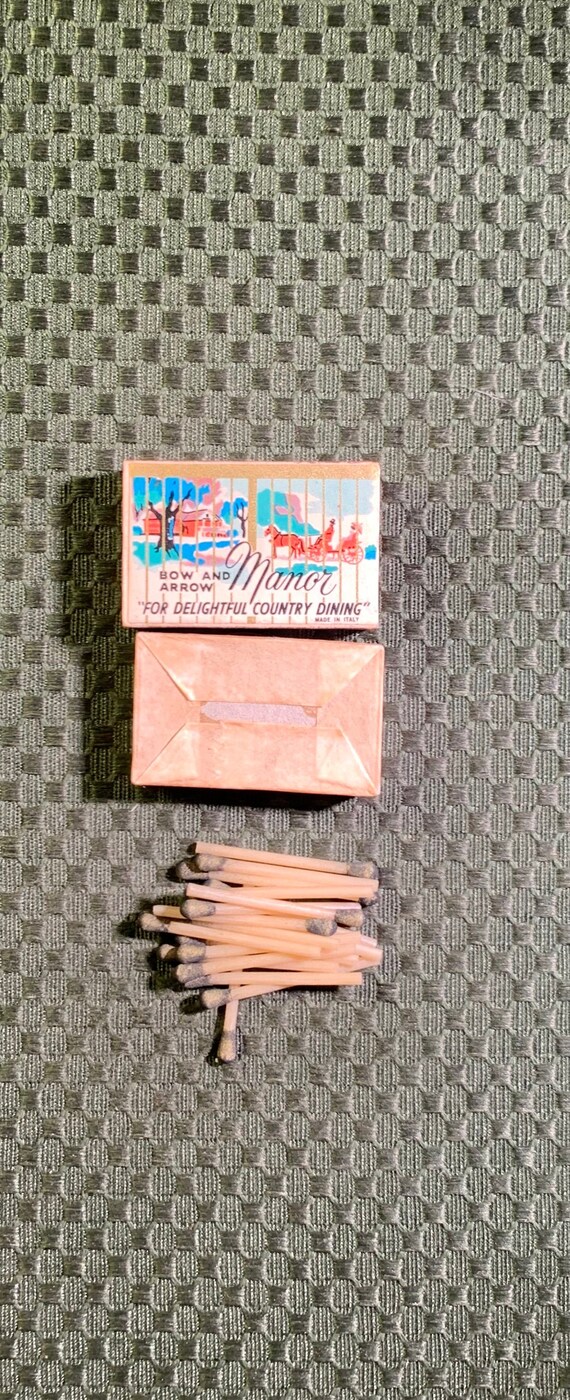 Art & Collectibles Restaurant W Wax Match Sticks Bow And Arrow Manor ...