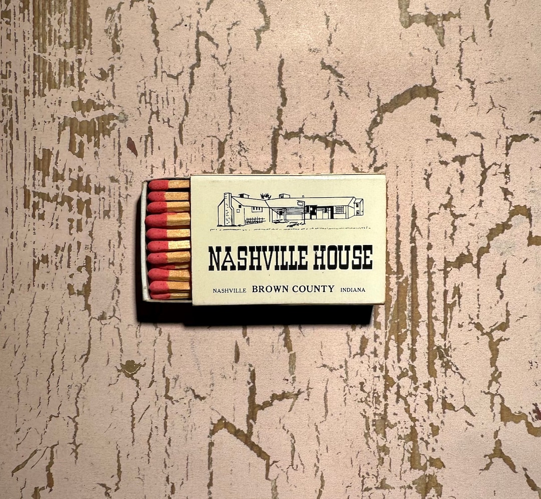 Vintage Matchbook, Nashville House, Restaurant, Nashville, Indiana ...