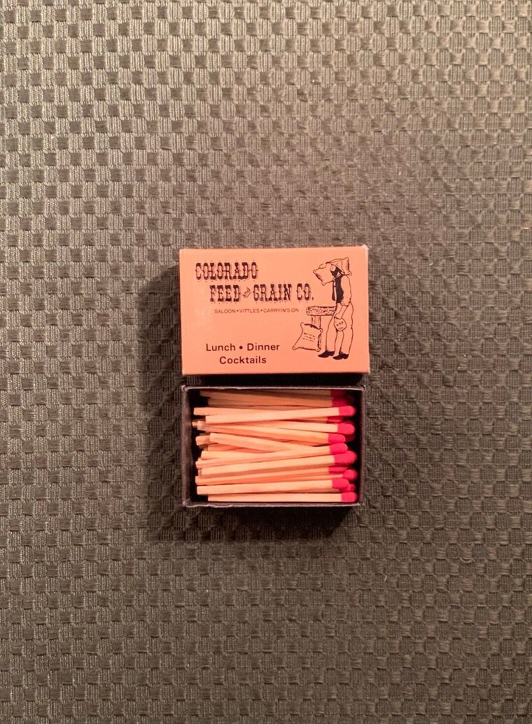 Vintage Matchbook, Colorado Feed and Grain Co, Restaurant, Des Moines ...