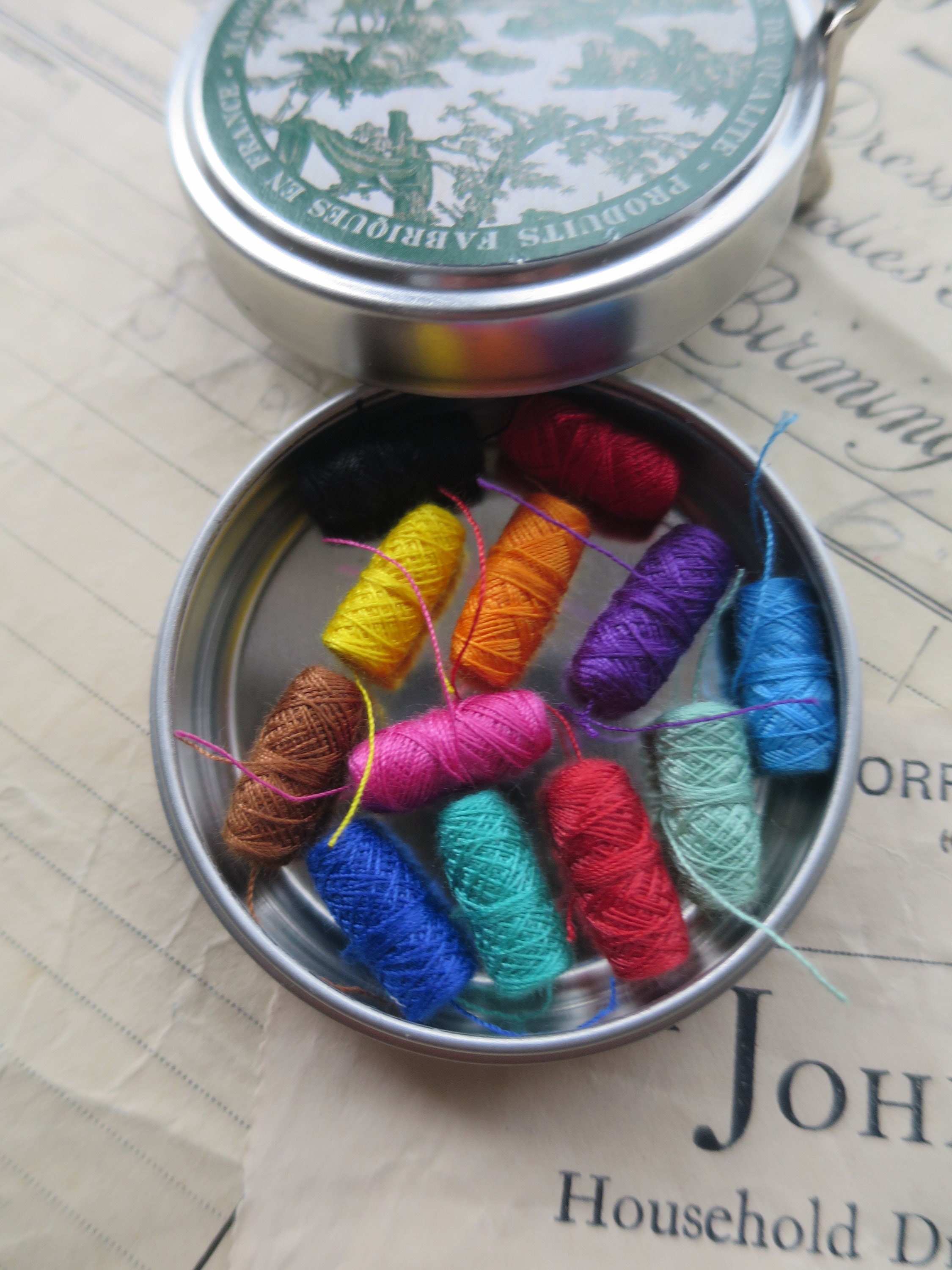 Sajou Tins of Mini Thread Cocoons - Etsy