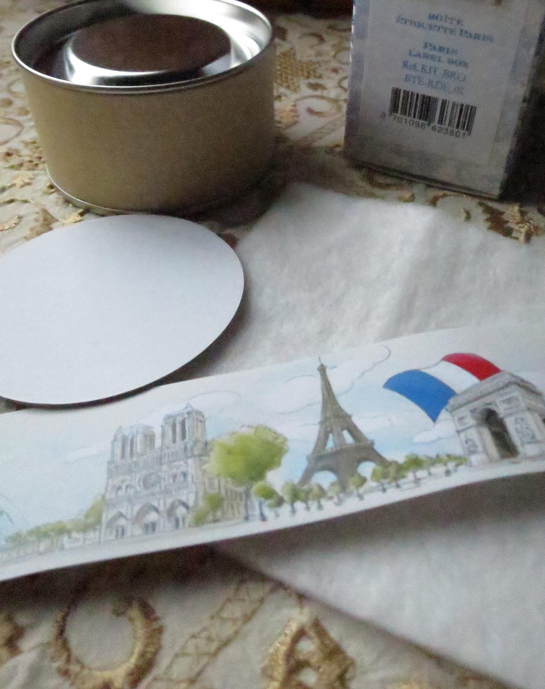 Sajou Pot to Embroider- Paris Landmarks - Etsy
